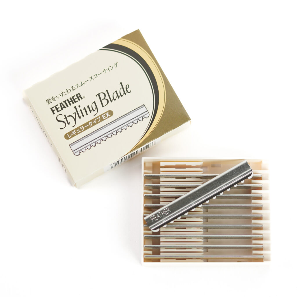 Feather Styling Razor Blades - Guarded Styling Replacement Blades ...