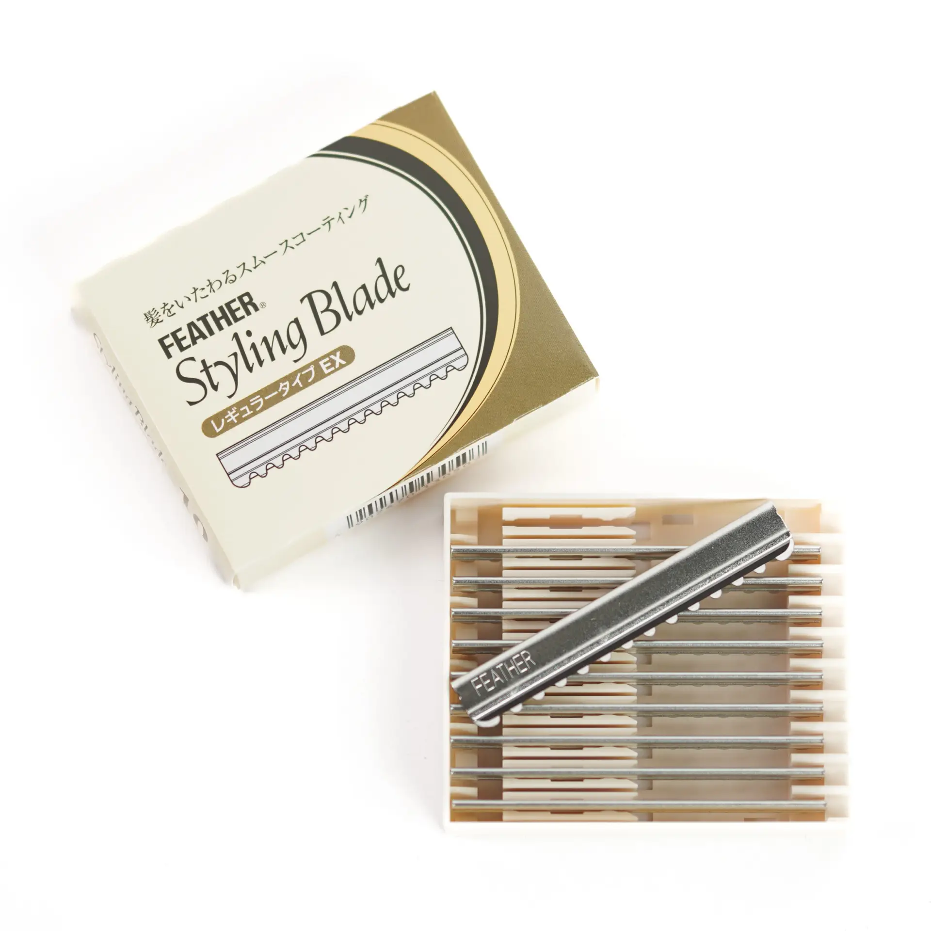 Feather Styling Razor Blades - Guarded Styling Replacement Blades ...